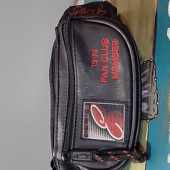 Bags | Dale Earnhardt 3 Fan Club Member Leather Fanny Pack | Poshmark